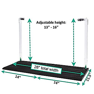 Penn-Plax Clear-Free Premium Under Gravel Aquarium Filter (UGF) – Freshwater and Saltwater Safe – Suitable for 20 – 29 Gallon Tanks