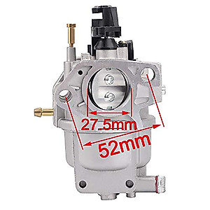 GP5500 GP6500 Carburetor for Generac Generator Parts GP5000 GP5500 GP6500 0J58620157 5KW 5.5KW 6.5KW 389cc Generator GP5500 Generator Carburetor for Generac 59393 59394 59395 Parts Replace 0J58620157