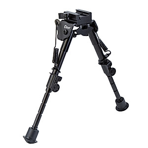 Caldwell XLA Fixed Pic Rail Bipod 6" - 9" with Collapsible Design, Non-Slip Feet and Notched Legs for Outdoor, Range, Shooting and Hunting