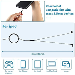 100 Packs Earbuds Headphones with Microphone Earbuds Headphones Kids Ear Earbud Bulk, Earbud Headphones for Classroom School, Compatible with Most 3.5 mm Interface (Black)