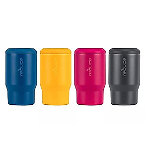 REDUCE 14 oz. Vacuum Insulated Stainless Steel Drink Cooler, 4 Pack (Summer)