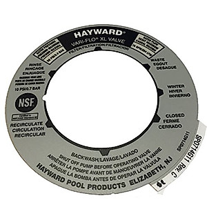 Hayward Multiport Valve Position Label