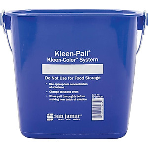Carlisle Paddles San Jamar KP320GN Kleen-Pail Commercial Cleaning Bucket, 10 Quart, Green