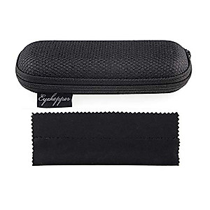 Eyekepper Computer Glasses - Blue light Blocking Reading Glasses with Orange Tinted Filter Lens for Nighttime - Rimless Anti Glare UV Rays Men Women Gunmetal,+1.75