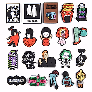 Horror Movie Shoe Charms Shoes Decoration Halloween Accessories for Teens Boys Girls Birthday Halloween Gifts TRS025-20pcss