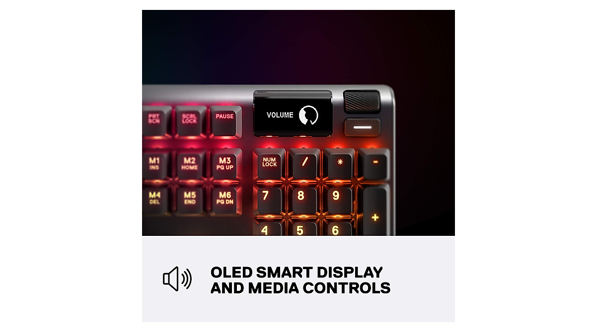 SteelSeries Apex 5 Keyboard - Hybrid Mechanical Gaming
