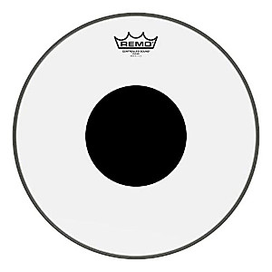 Remo Controlled Sound Clear Drum Head with Black Dot - 14 Inch