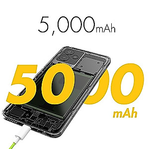 NUU A25 AMOLED 120Hz 6.7" Phone for T-Mobile, ATT, Cricket, Mint, ULTRA, Metro, Gaming phones, Octa-Core Helio G99, 4G/LTE Dual SIM, 6GB + 128GB 50MP Camera, Champagne, International Travel