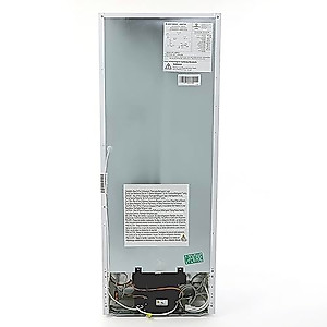 West Bend Apartment Refrigerator Freestanding Dual Door Slim Design Full Fridge with Top Freezer, Adjustable Mechanical Control, for Condo, House, Small Kitchen Use, 7.4-Cu.Ft, White