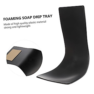 Abaodam 4 Pcs Water Tray Foam Drip Tray Body Wash Container Wall Mounted Drip Tray Dispenser Tray Water Dispenser Cup Holder Wall Cup Holder Universal Cup Holder Conditioner Plastic Soap