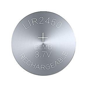 EEMB 5PCS LIR2450 Rechargeable Battery 3.7V Lithium-ion Coin Button Cell Batteries 120mAh