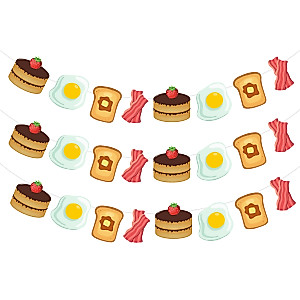 Sursurprise Brunch Themed Party Decorations, 3Pcs Brunch Breakfast Banner Kit, Let’s Brunch Birthday Baby Shower Bachelorette Bridal Shower Party Decorations Supplies