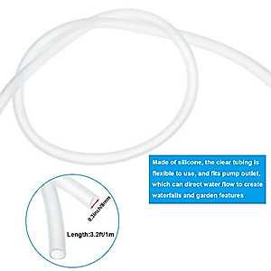 Solar Water Pump 1.8w Solar Pond Pump Solar Powered Water Pump Panel Water Fountain DIY Floating Pump with 4 Nozzle and 3.2 ft Silicone Clear Tubing for Fish Pond Tank Garden Water Cycling Decoration