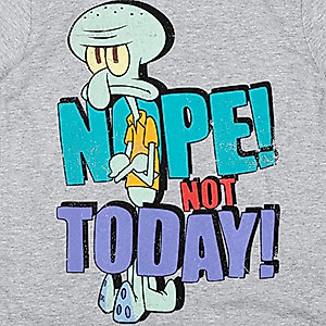 SpongeBob SquarePants Squidward Little Boys 3 Pack T-Shirts Yellow/Blue/Grey 4