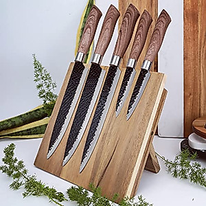Uniharpa Magnetic Knife Block Holder Rack Magnetic Stands with Strong Enhanced Magnets Multifunctional Storage Knife Holder.