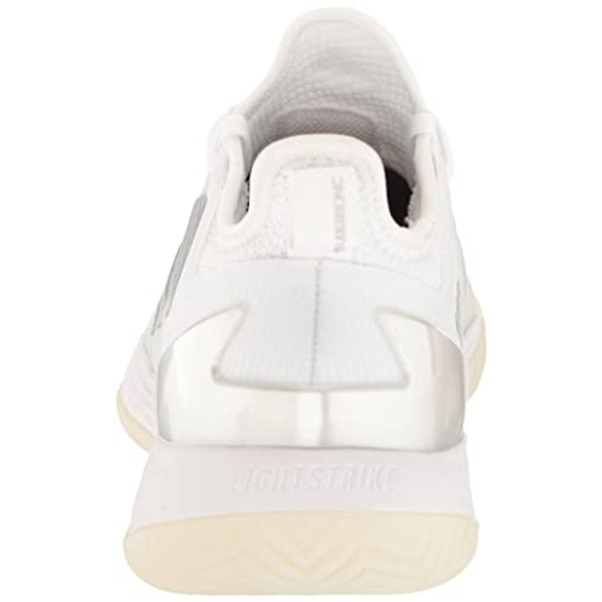 adidas Women's Adizero Ubersonic 4.1 Sneaker, White/Silver Metallic/Grey, 7.5