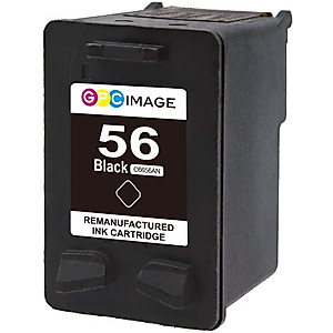 GPC Image Remanufactured Ink Cartridge Replacement for HP 56 57 Ink High Yield to use with Deskjet 5550 5650 5150 5850 Photosmart 7260 7450 7150 7350 Printer (1 Black, 1 Tri-Color, 2-Pack)