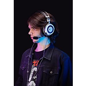 VZR Model One Gaming Headset – 3D Audio for First-Person Shooter/FPS Gaming, Patented CrossWave™ Spatial Audio, Removable Noise-Canceling Mic, 3.5mm Wired, Ultra Low Latency, All Day Comfort