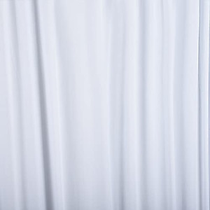 30 ft x 10 ft Wrinkle Free White Backdrop Curtain Panels, Polyester Photography Backdrop Drapes, Wedding Party Home Decoration Supplies