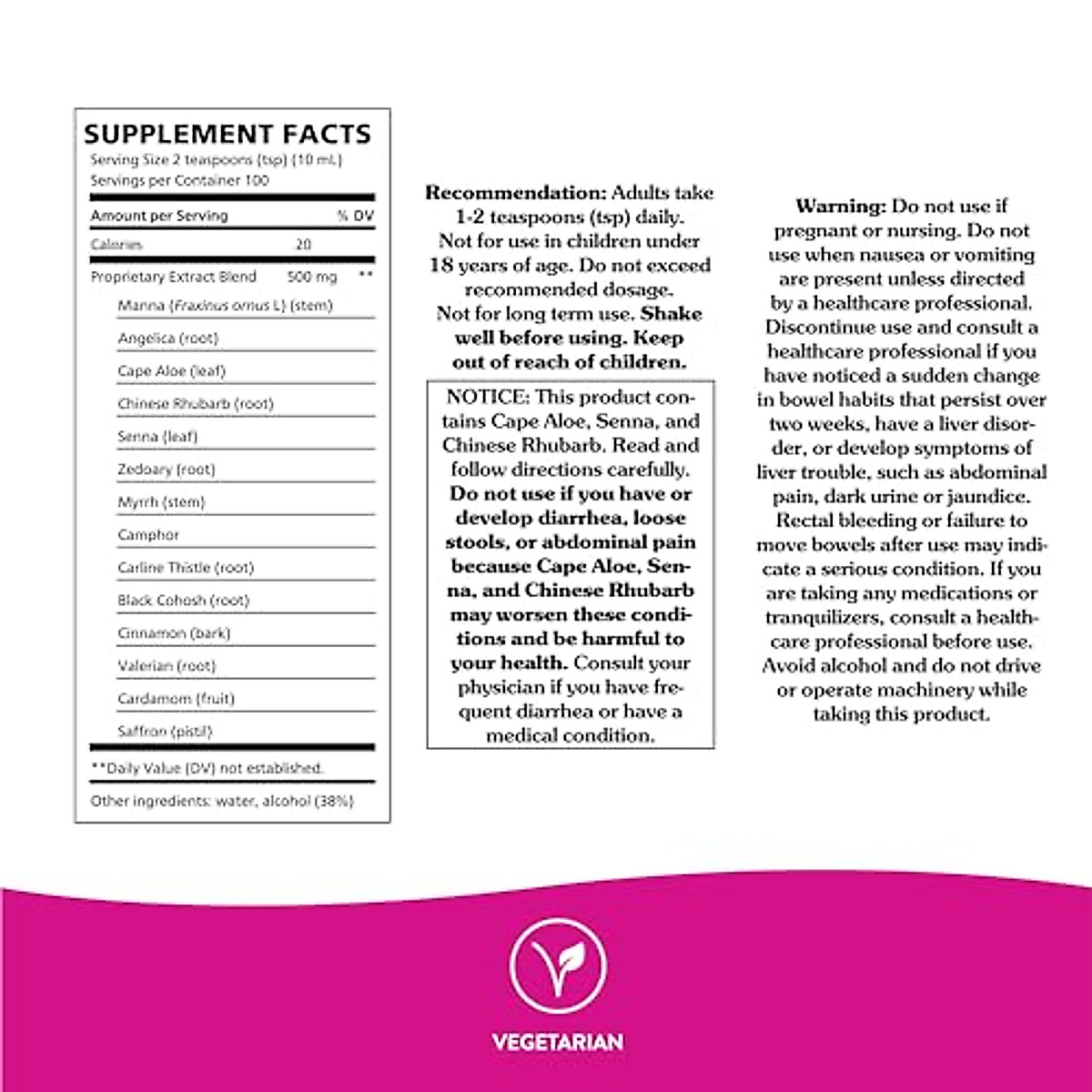 NatureWorks Swedish Bitters Traditional European Herbal Extract Used for Digestion, 33.8 fl. oz.