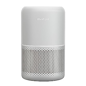 LEVOIT Pet Air Purifiers for Allergies in Home Bedroom, Hepa and Efficient Activated Carbon Filter for Hair Dander Odors, Captures Smoke, Dust, Mold, Pollen, Pet Lock, Sleep Mode, Core P350, Grey