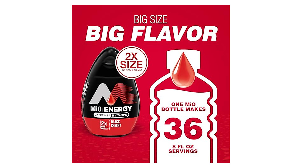 MiO Energy Black Cherry Water Enhancer - Boost Your Hydration