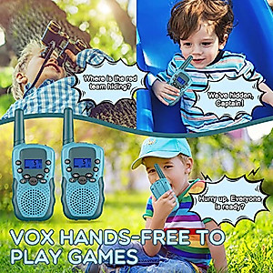 Selieve Walkie Talkies for Kids, Rechargeable Kids Toy for 3 4 5 6 7 8 Year Old Boys Girls, Walkie Talkies Long Range with 22 Channels for Outdoor Adventures, Camping, Hiking