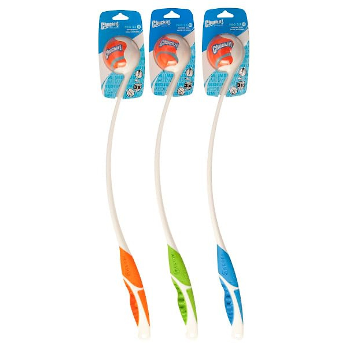 Chuckit! Pro 25M Dog Ball Launcher, 25" Length, Includes Medium Ball (2.5") For Dogs 20-60 Pounds