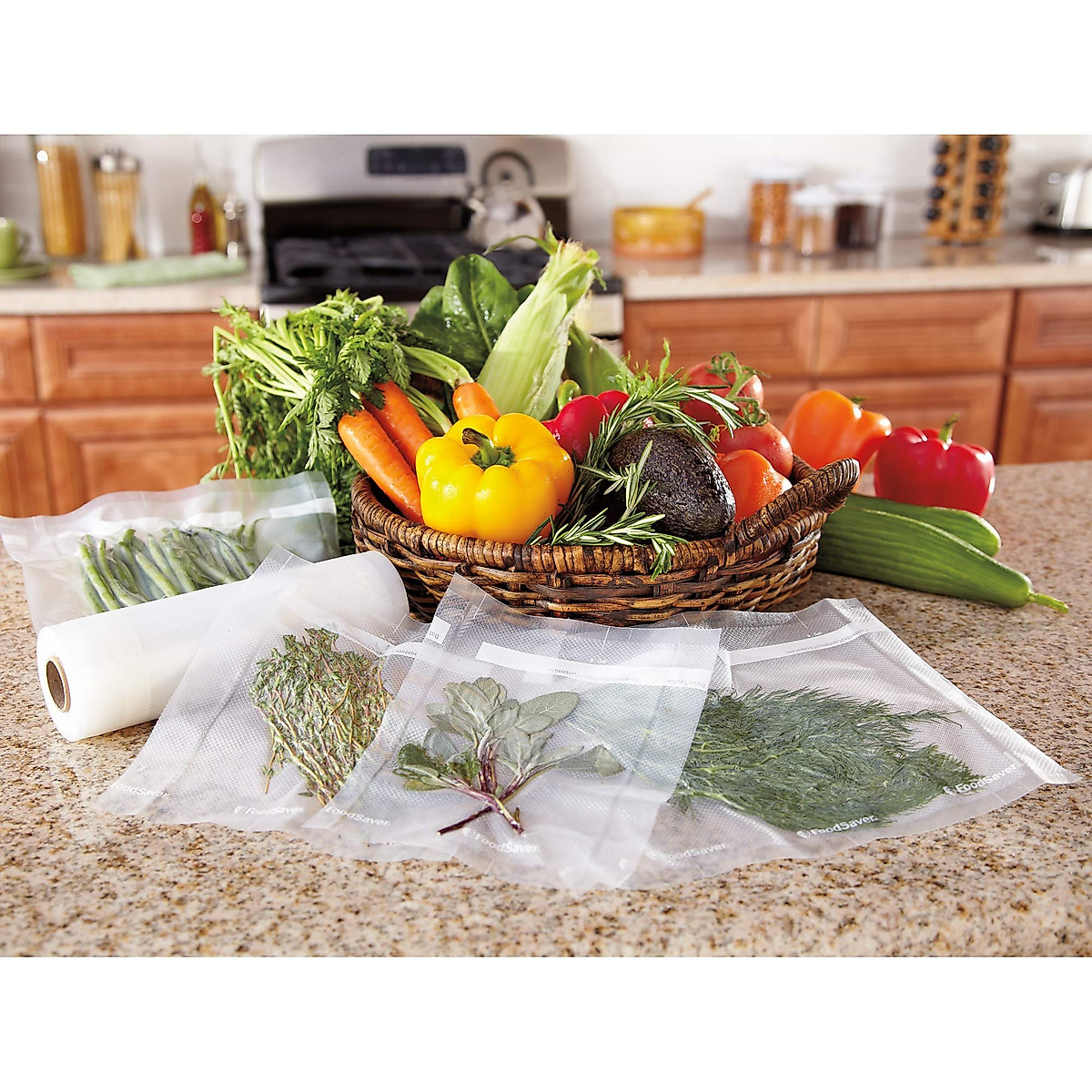 FoodSaver Vacuum Sealer Bags, Rolls, and Jar Sealers for Custom Food Storage