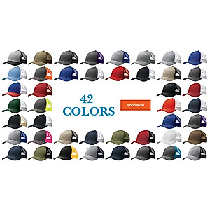 Custom Logo Embroidered Trucker Hats for Men Adjustable Snapback Mesh Cap Great for Outdoors Baseball Cap