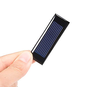 uxcell 5Pcs 100mA 0.5V Small Solar Panel Module DIY Polysilicon for Toys Charger