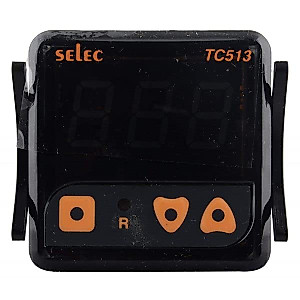 Temperature Controller (Sensor Ranges: J/K/T/R&S/ Pt100) for Jacketed Pans, Heater Batteries, Hot Water Storage Calorifiers, Unit Heaters, Tracer Lines, Acid Baths | Model: Selec TC 513AX