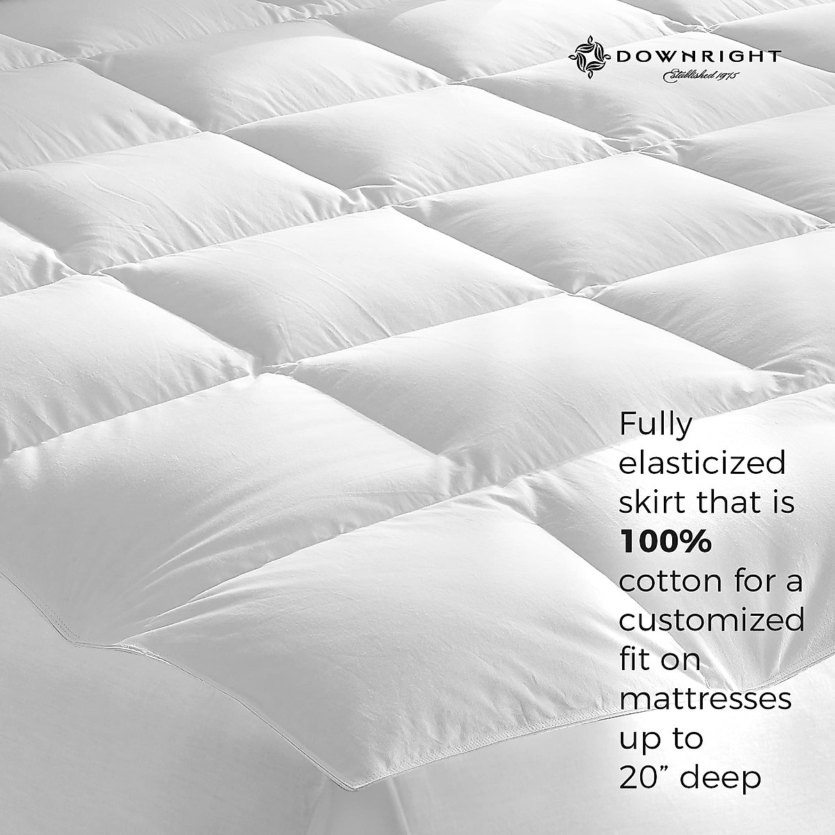 Downright 24 oz Mattress Pad, 72" x 84", Cal King 72x84