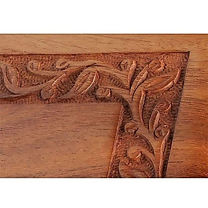 AULIYA - Rosewood Cremation Urn for Human Ashes Adult Male Female - Decorative Urns for Men Women - Large Burial Urn for Adults