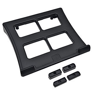 DAC Ventilated Height and Angle Adjustable Laptop Stand Riser for Desk, Non-skid, Cable Management Included 2.6" x 11.5" x 13"