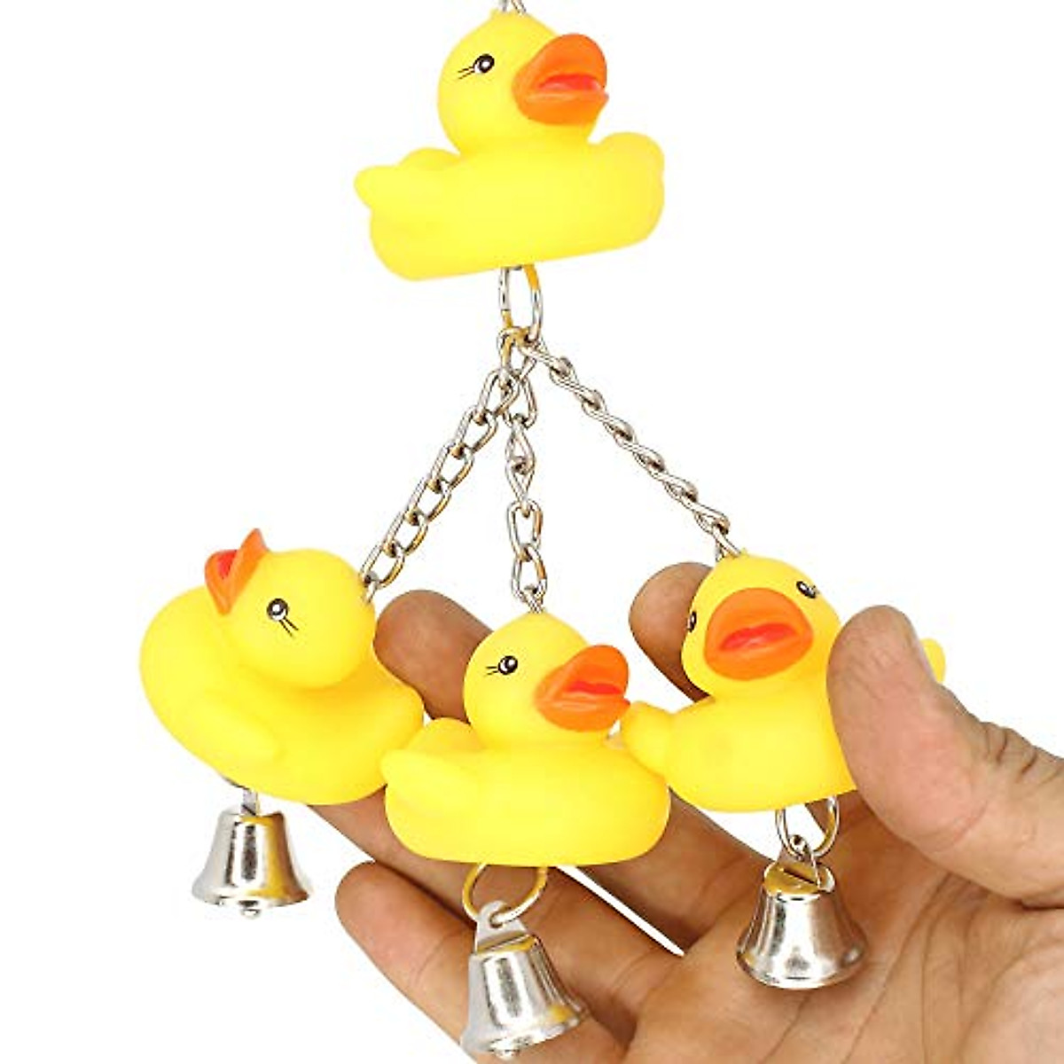 Bonka Bird Toys 922 Ducky Ringer Bird Toy Parrot cage Toys Cages Cockatiel Conure Toys Parakeet