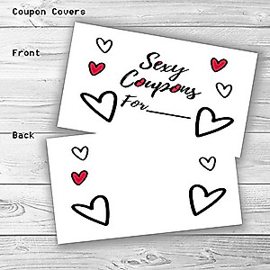 Love Coupons, Valentines Coupon book, Custom Scratch off Coupon Gifts for Him, Her, Boyfriend, Girlfriend or Couples