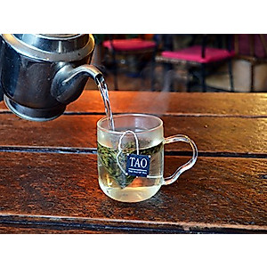 The Tao of Tea Oregon Mint & Tulsi Box Pyramid Sachets, 15 Pyramid Sachets