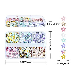Flower Glitter Confetti Epoxy Resin Mold Fillers Nail Sequin Glitters Nail Decors Resin Filling Materials
