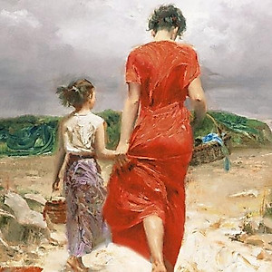 Homeward Bound - Artist Embellished Canvas