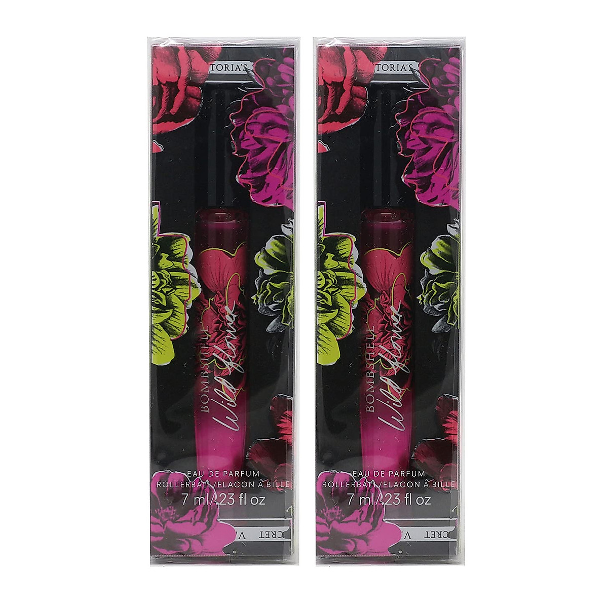 Victoria's SecretBombshell Wild Flower Eau de Parfum Rollerball .23 Ounce (Bombshell Wild Flower, 2 Pack)