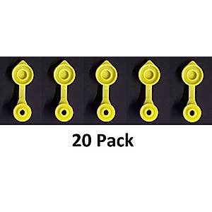 20 Yellow Fuel Gas Can Jug Vent Cap Compatible Chilton Briggs Rotopax Gott Anchor