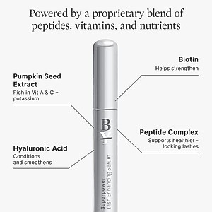 Better Not Younger Superpower Lash Serum (7ml) Lash Conditioner with Peptides, Vitamins & Nutrients - Lash Enhancing Serum for Thicker, Fuller and Longer Lashes - Cruelty-Free Eyelash Serum