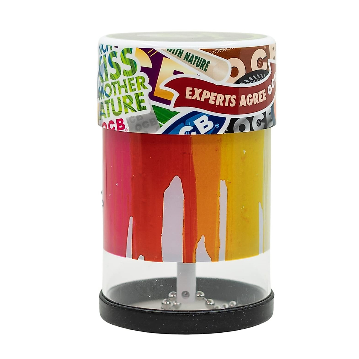 Wakit Electric Herb Grinder - Single Press Grind - Easy to Use, Fast and Custom Grind Consistency - LED Lighted Grinding Chamber