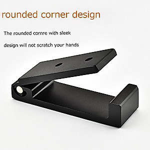 Aluminum Alloy Folding Clothes Hook Coat Rack Single Hook Foldable Wall Mounted Set of 3