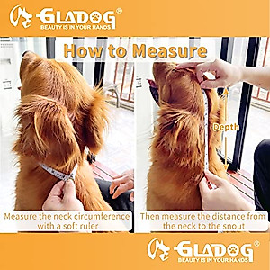 Soft Dog Cone Collar, 2 PCS (for Exact Size) Flexible Plastic Cone for Dogs After Surgery, Dog Recovery Collar, Adjustable E-Collar for Large/Medium/Small Dogs Cat, Comfy Elizabethan Collar (M)