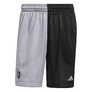 adidas,Mens,Dame Vis Shorts,Halo Silver/Black,Large