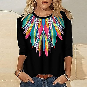 Womens Tops Dressy Women's Plus Size Long Sleeve Tops Lace Knit Blouses Casual Shirts Black