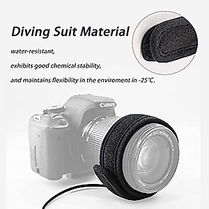 MOVE SHOOT MOVE Lens Warmer with Cold Flexible Cable Down to -25 Dew Heater Preventing Lens from Fogging and Condensation, Compatible with Telescopes and Camera in 4.26" Diameter