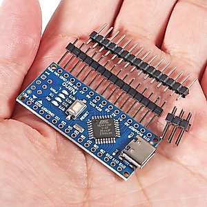 ACEIRMC 3pcs Type-C USB CH340 5V 16MHz for Nano 3.0 ATmega328P Controller Board Compatible for Arduino Nano CH340 USB Driver Nano V3.0 ATmega328 (Type-C)